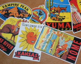 1950s stickers | Etsy