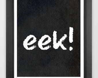 EEK Ornie Cross Stitch Pattern