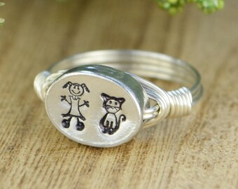 Stick figure family | Etsy