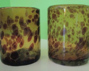 Tortoise shell glass | Etsy