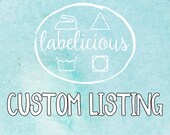 Customized labels and tags to suit all of your by Labelicious