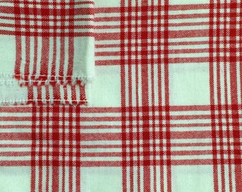 Plaid wool fabric | Etsy