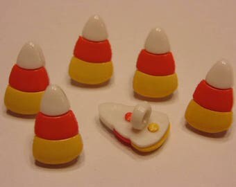 Sugar Maple Boot with Candy Corn buttons Shoe Art 8x10 print