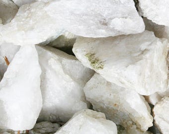 Raw white quartz | Etsy