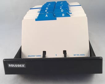 Index card file | Etsy