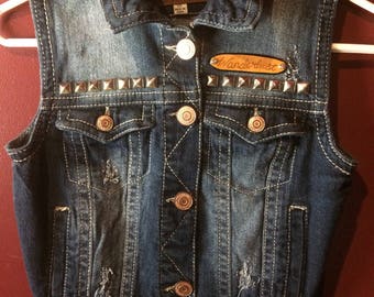 Custom leather vest | Etsy