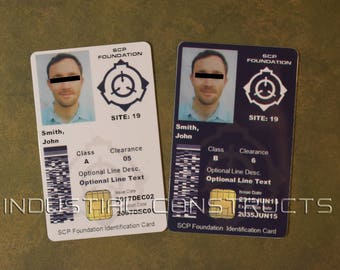SCP Foundation Secure Access ID Card Updated Design