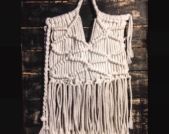 White macrame | Etsy