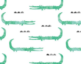 Alligator fabric | Etsy