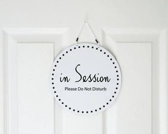 In session sign | Etsy