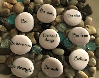 Inspirational stones | Etsy