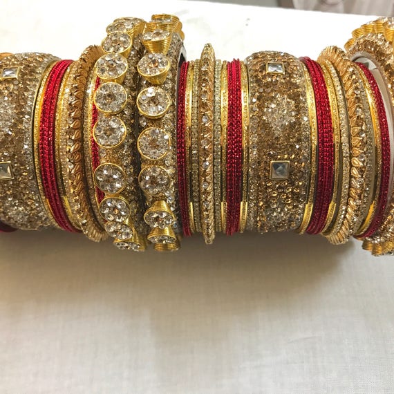 Bangles gold bangles red bridal bangles indian bangles