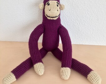 Knitted monkey | Etsy