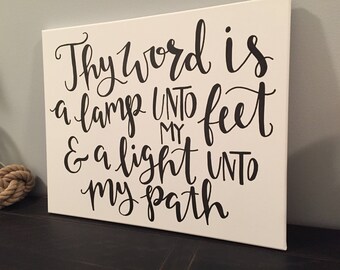 Light unto my path | Etsy