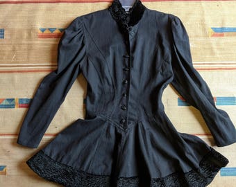 Mourning jacket | Etsy