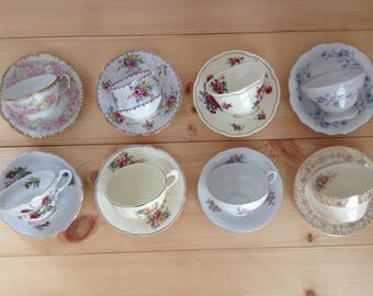 Mismatched teacup | Etsy