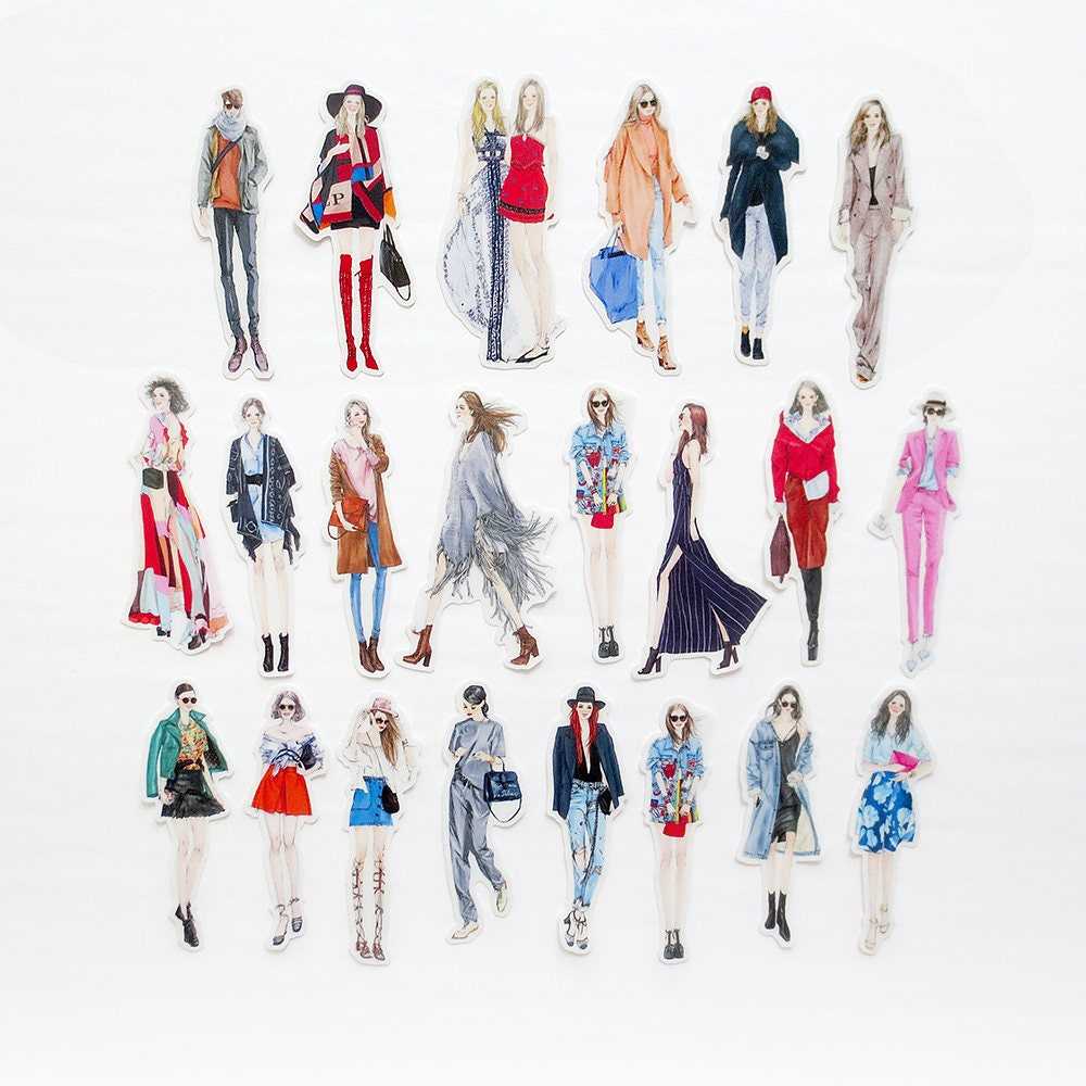 Girls Fashion Sticker Pack FREE SHIPPING Fashion