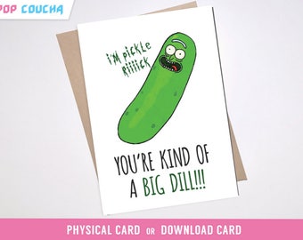 Rick and morty card | Etsy