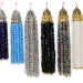 Lovely Bead Handmade Crystal Tassels with Oval Lead Free