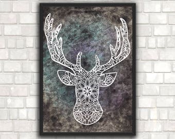 Mandala wall art | Etsy