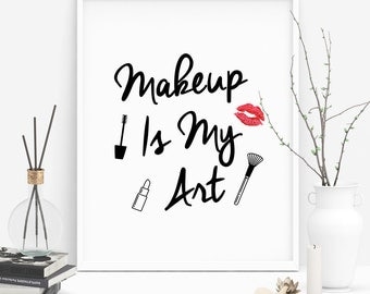 Makeup quote | Etsy