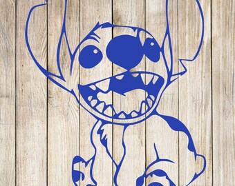 Stitch decal | Etsy