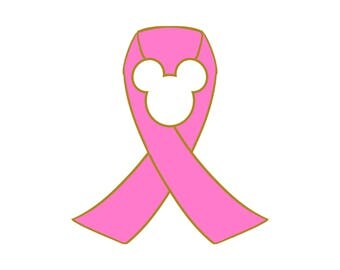 Breast cancer mickey | Etsy