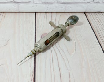 Vintage syringe | Etsy