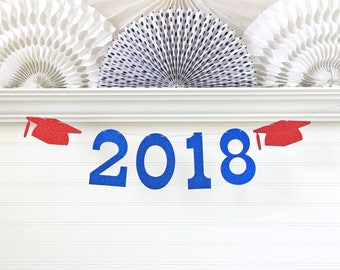 Glitter Graduation Banner 5 Inch Letters Congradulations