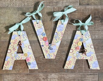 Nursery name letters | Etsy