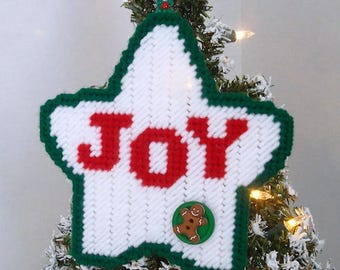 Plastic canvas star | Etsy