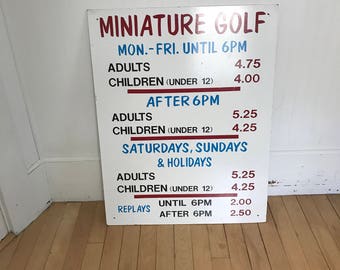 Miniature golf | Etsy