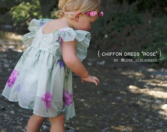 Chiffon dress | Etsy