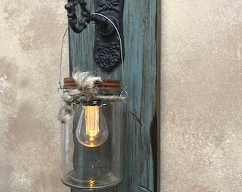 Unique wall sconce | Etsy