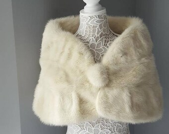 Vintage mink stole | Etsy