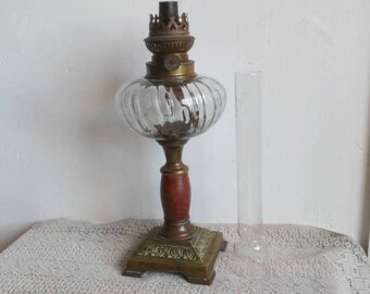 Antique oil lamp | Etsy