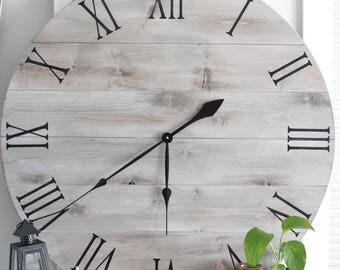 Farmhouse clock | Etsy