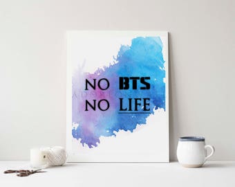 Bts poster | Etsy