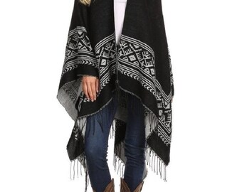 Western poncho | Etsy