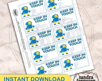 Keep in touch card | Etsy