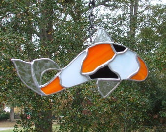 Stained glass koi | Etsy