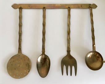 Brass utensil | Etsy