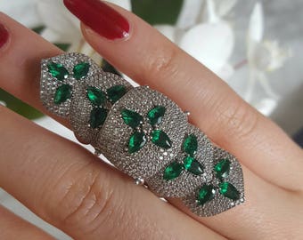 Full finger ring | Etsy