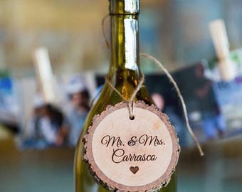 Wood disc ornament | Etsy