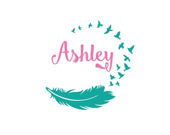 Feather birds svg | Etsy