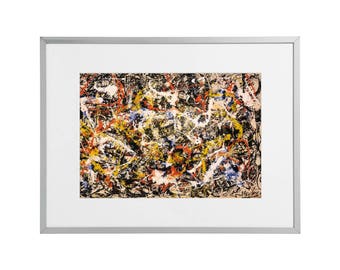 Jackson pollock art | Etsy