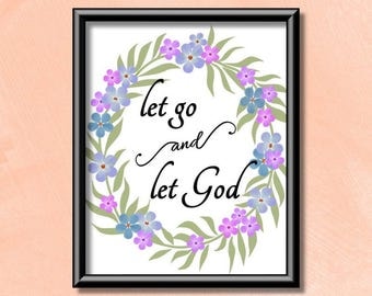 Let go and let god | Etsy