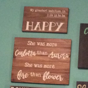 Hand-lettered hand-painted wood signs & by RootsCustomDesigns