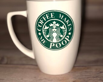 Coffee makes me poop | Etsy