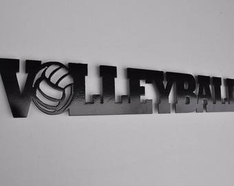 Volleyball wall art | Etsy